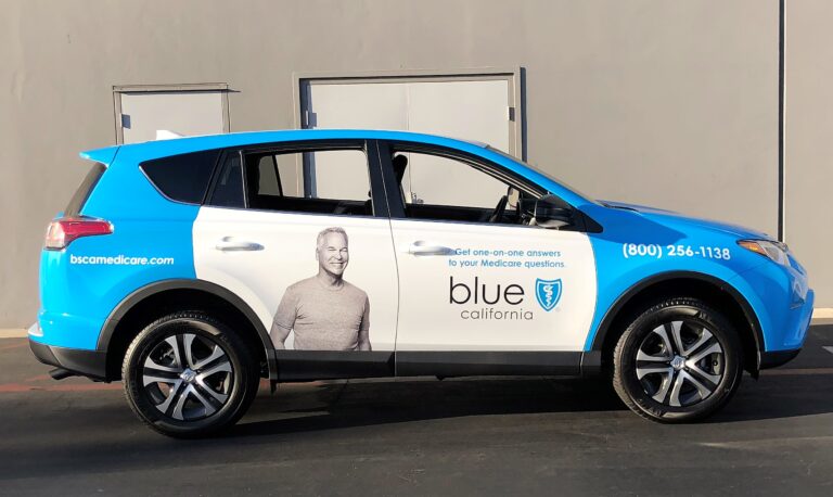 Custom Graphic Wrap Toyota RAV4 for Blue Shield California ...