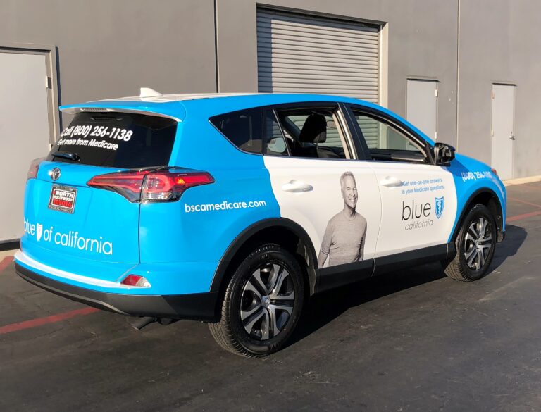 Custom Graphic Wrap Toyota RAV4 for Blue Shield California ...