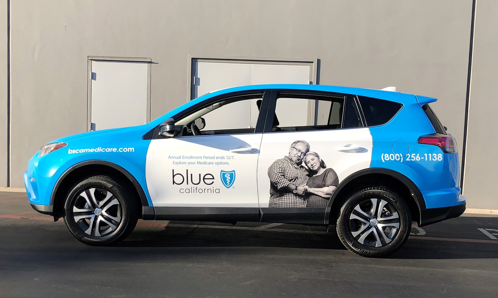 Custom Graphic Wrap Toyota RAV4 for Blue Shield California ...