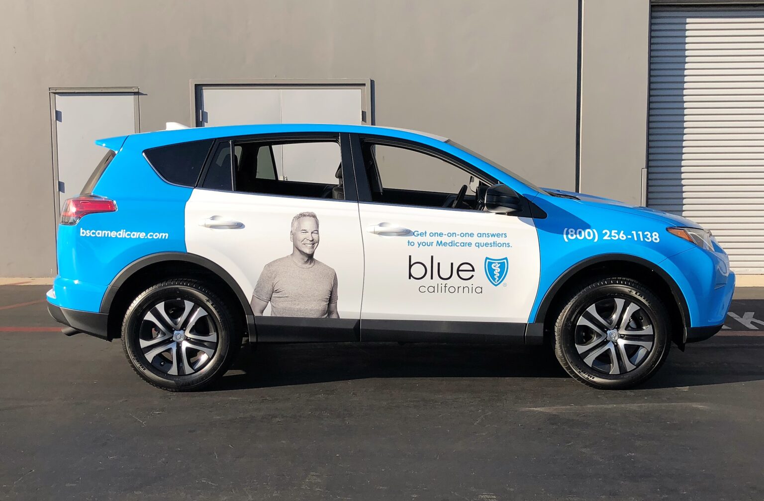 Custom Graphic Wrap Toyota RAV4 for Blue Shield California ...