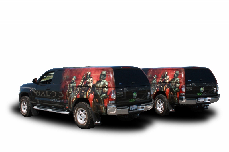 Custom Vehicle Wraps for Xbox 360 Campaign - Iconography Studios