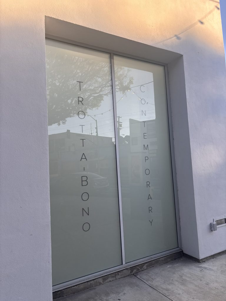 Custom Etched Vinyl Transforms Storefront in Santa Monica